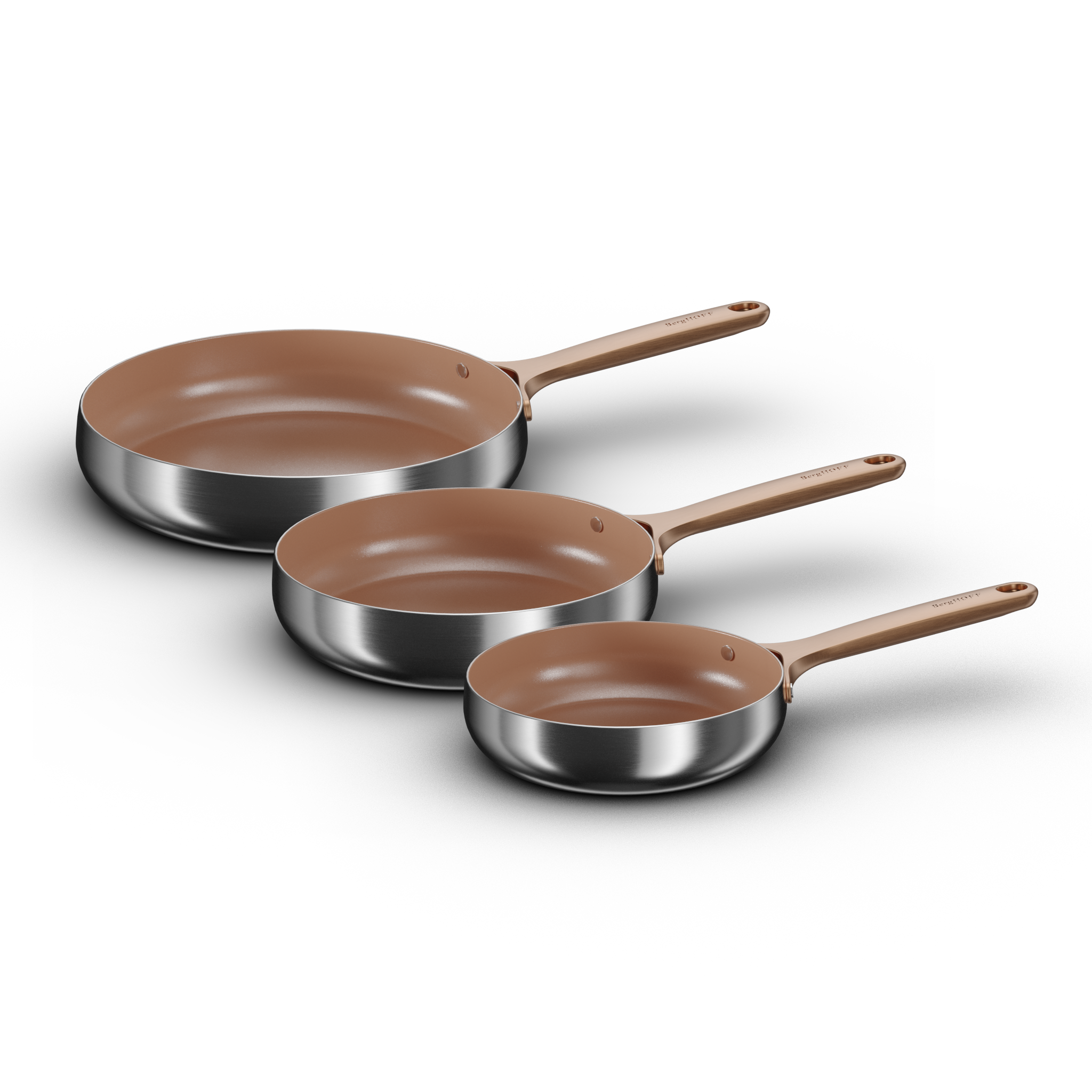 Non-Stick Frying Pan Trio (3-Piece) – Everyday Cooking | Belly ...