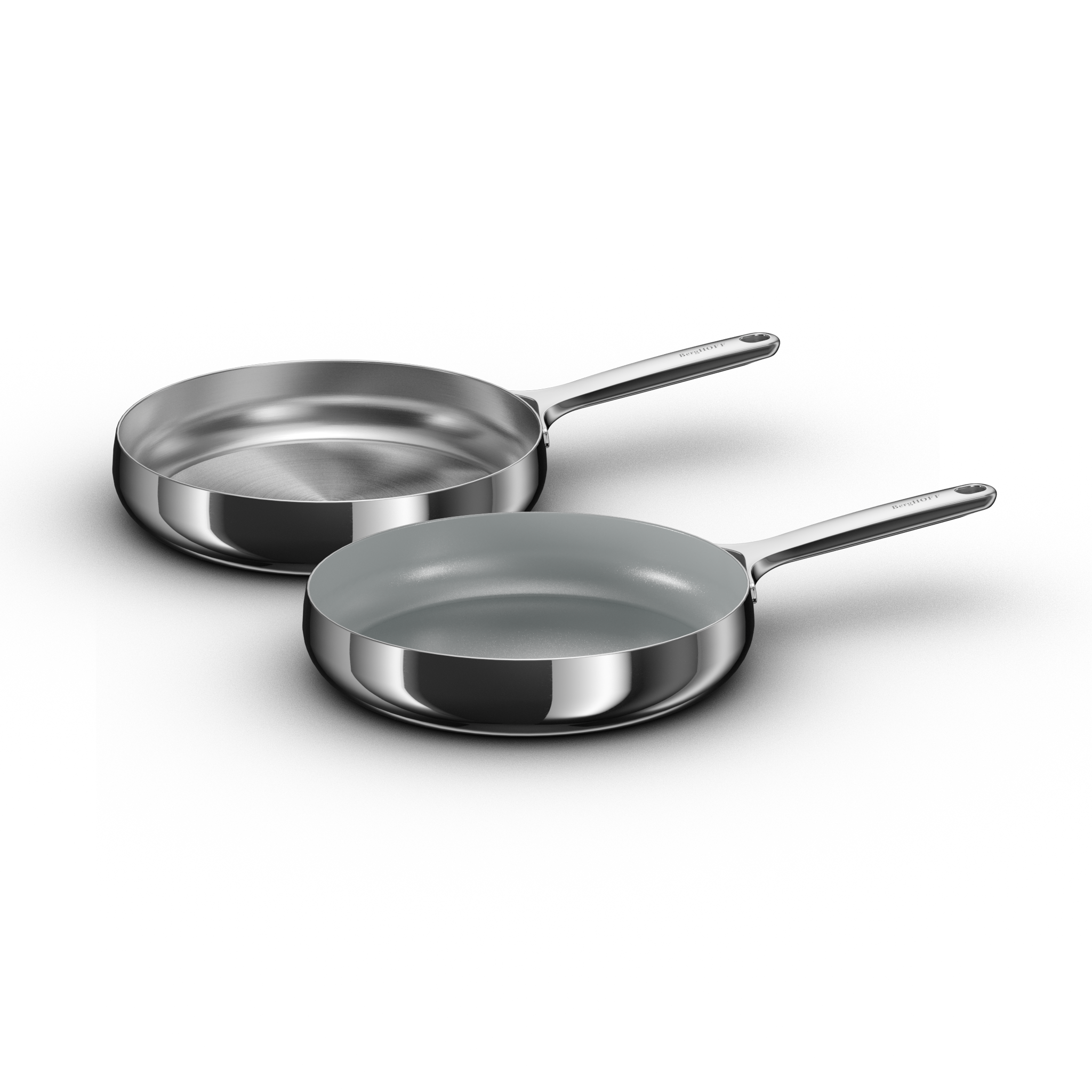 Frying Pan Combo (2 × 28 cm) – Non-Stick & Stainless Steel | Belly ...